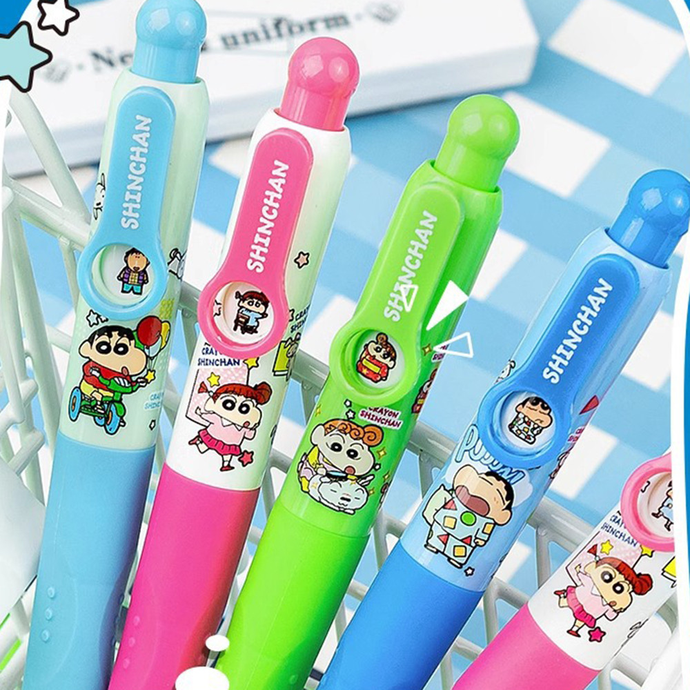Creative Crayon Shin-chan Face-changing Gel Pen Cartoon Cute Shin-chan ...