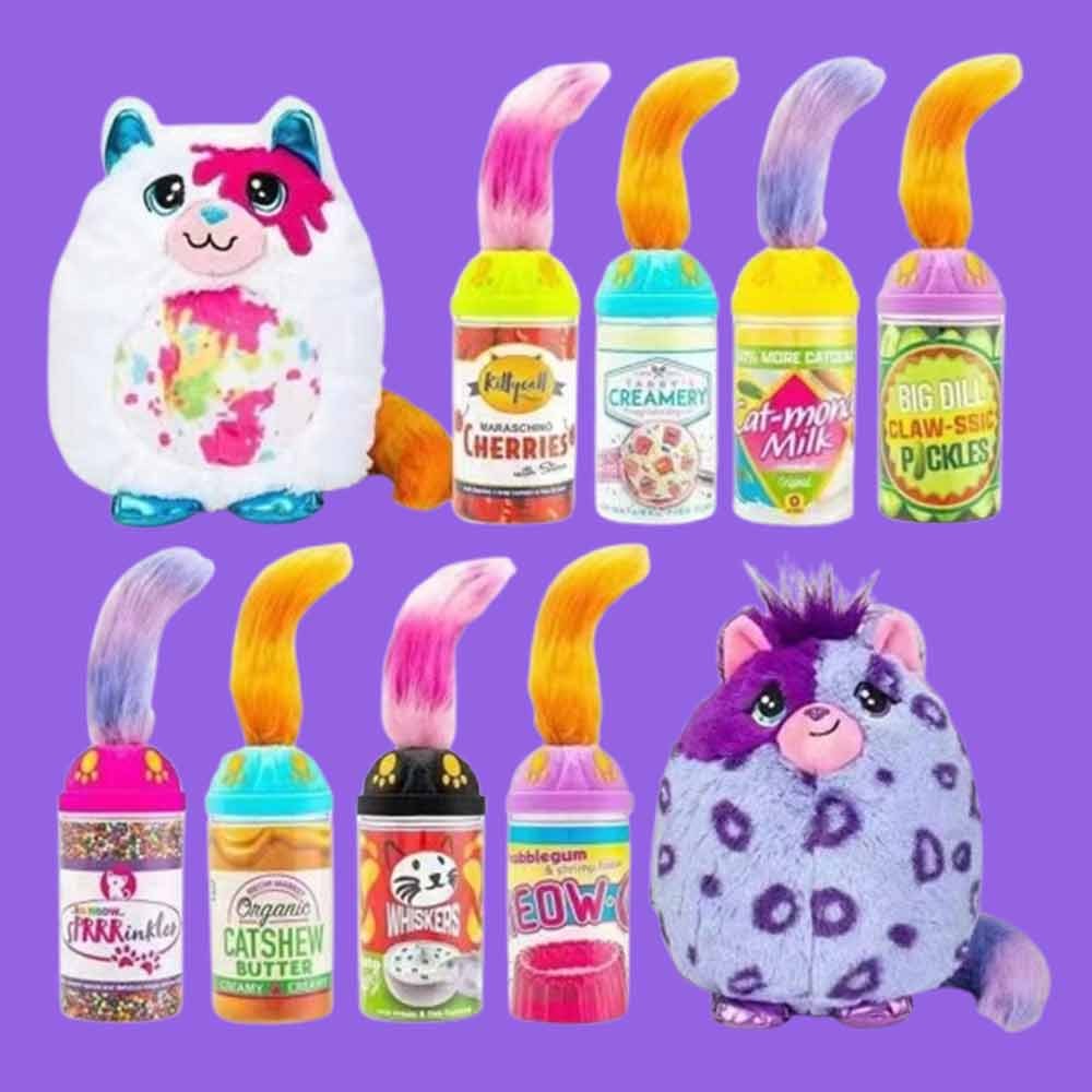 Misfittens Cats Gemstone Simulated tail cat cat plush toy | Shopee ...