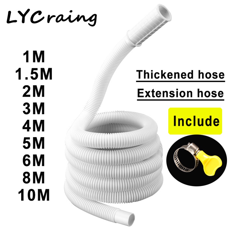 White Drain Pipe weep aircon hose aircon water drain Air Conditioner ...