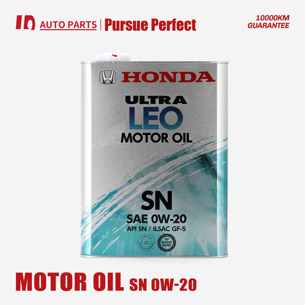 Honda Engine Oil 0W20 Ultra Leo SN/GF-5 Fully Synthetic (4L) SN 0W-20 ...