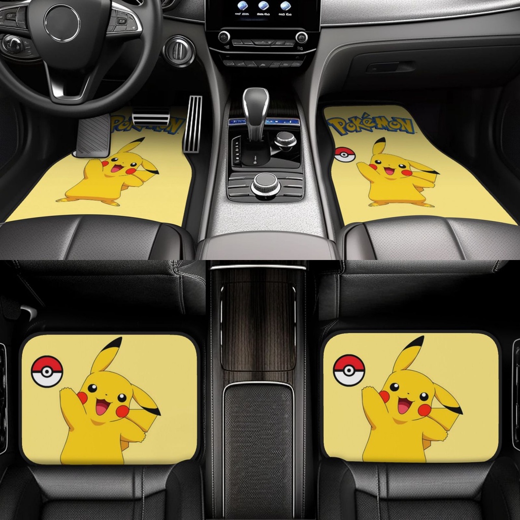 Pokemon Pikachu Car floor mats Car universal high-end carpet floor mats ...
