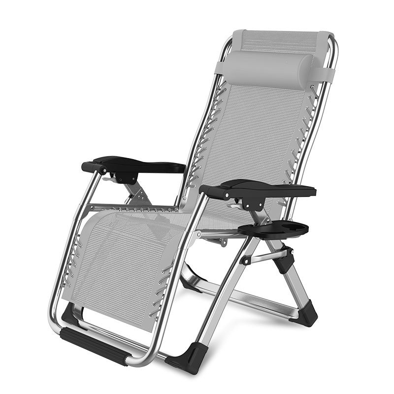 Lunch Break Chair Foldable Bed Chair Office Recliner Outdoor Beach ...