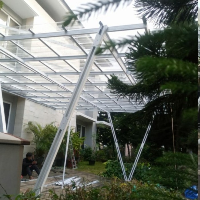 Transparent Clear spandek Canopy/Minimalist Transparent spandek Roof ...