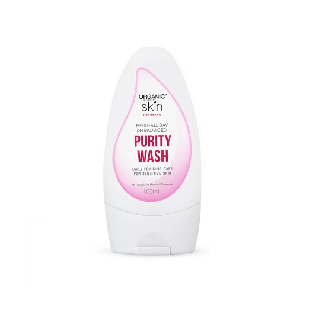 Organic Skin Japan PURITY FEMININE WASH with Sakura Extract 100ml pH ...