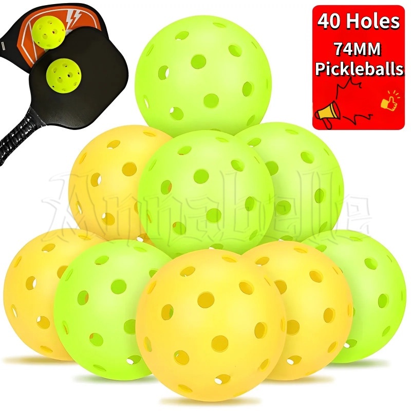 Durable Match Training Pik Ball/ 74mm Airflow Perforated Colored Hollow ...