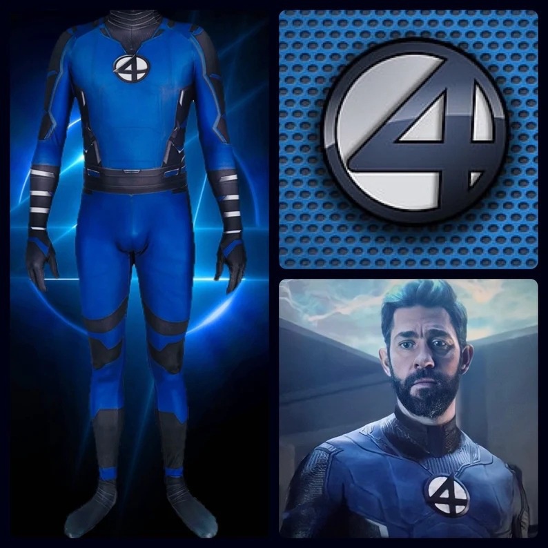 Unisex Adult Fantastic Four Role Play Cosplay Costume for Halloween ...