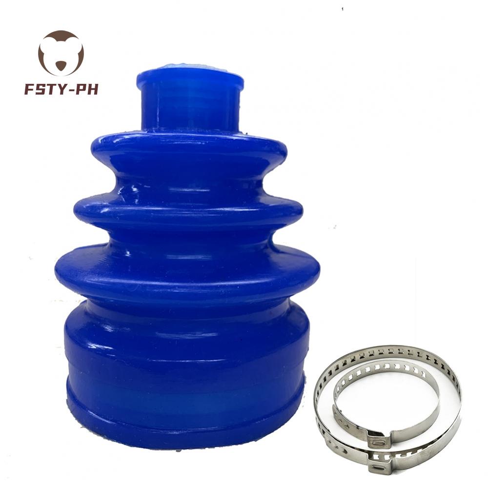 Universal Fitment Silicone Blue CV Boot Gaiter Kit with Easy ...