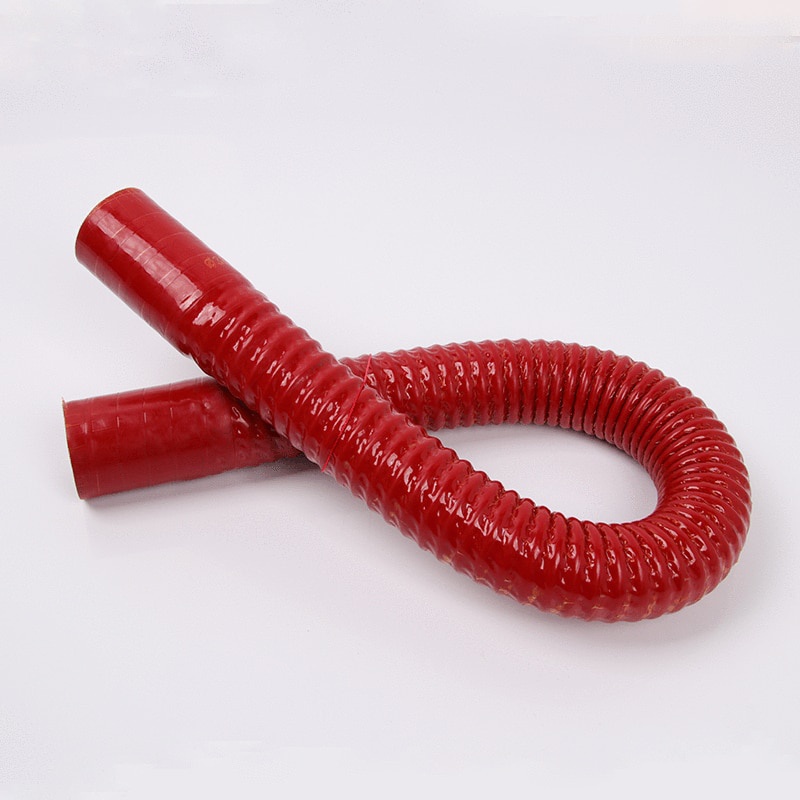 Red Universal 40~100mm Silicone Flexible Hose Water Radiator Tube for ...