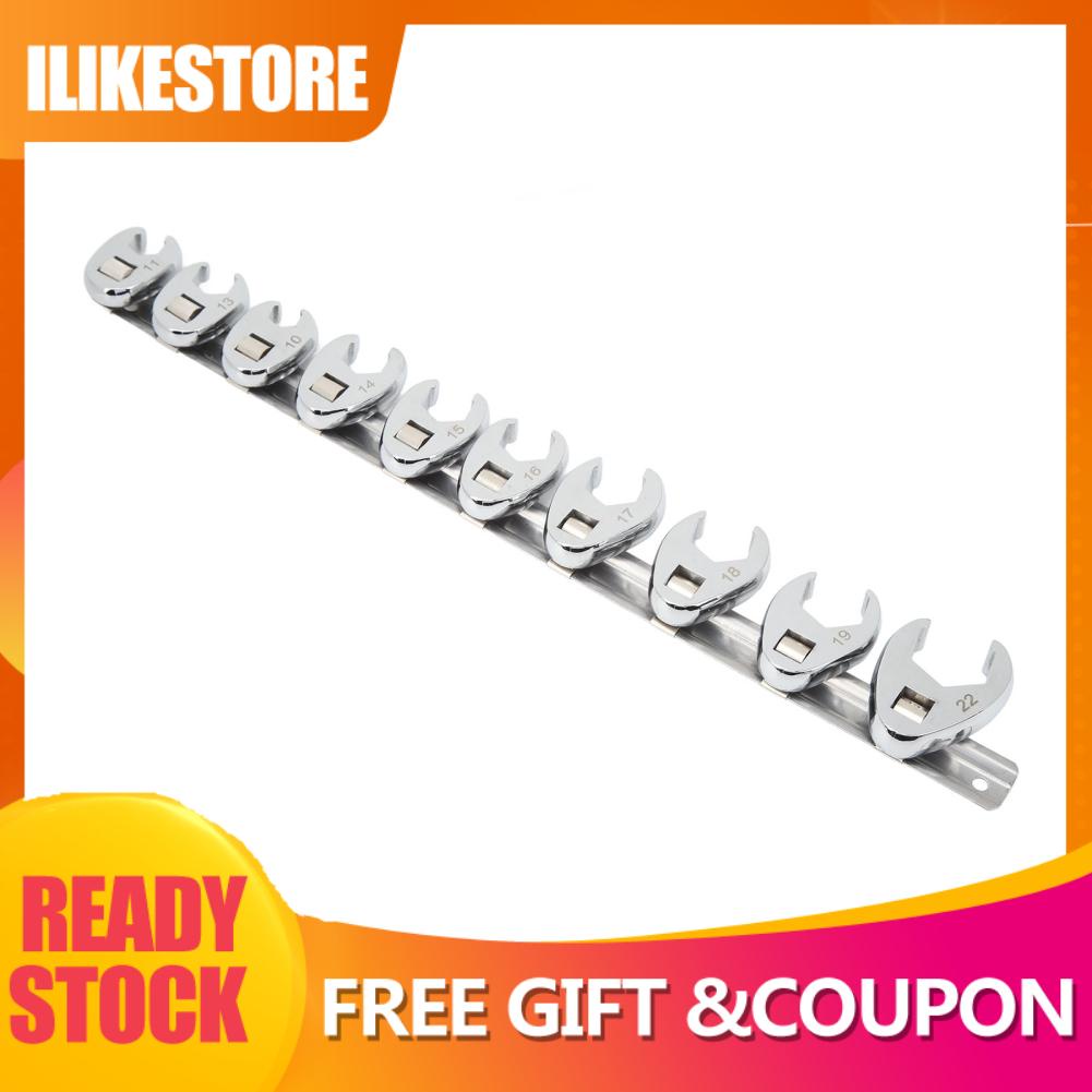 Ilike Crows Foot Wrench Set Craved Easy To Use Crowfeet Adapters with ...