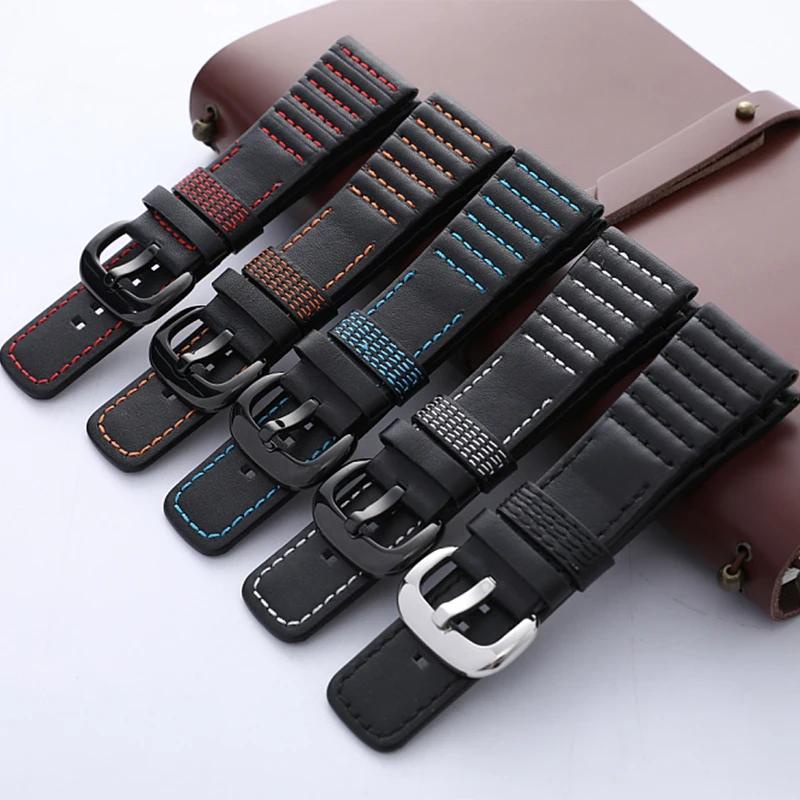 28mm Genuine Leather Watch Bands For Seven Friday Replacement Watch ...