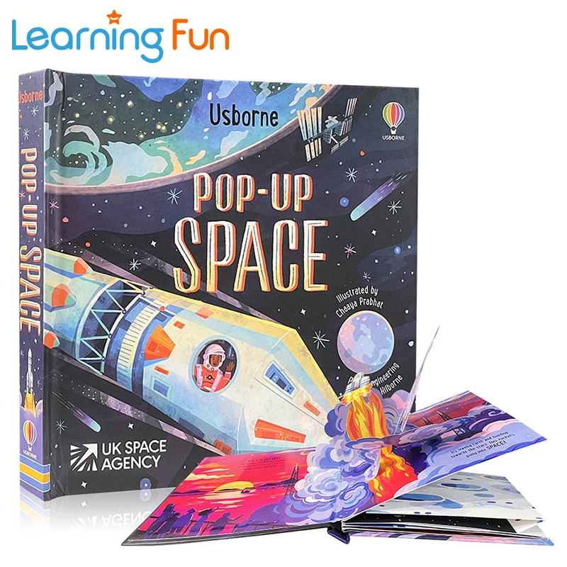Usborne Pop Up Space 3D Flap Picture Books for Kids Children Education ...