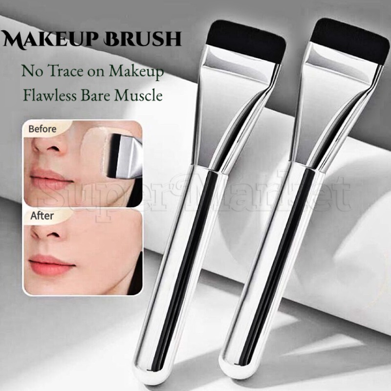 [ Featured ] Korean Plastic Pipe Foundation Brush / Flat Head ...