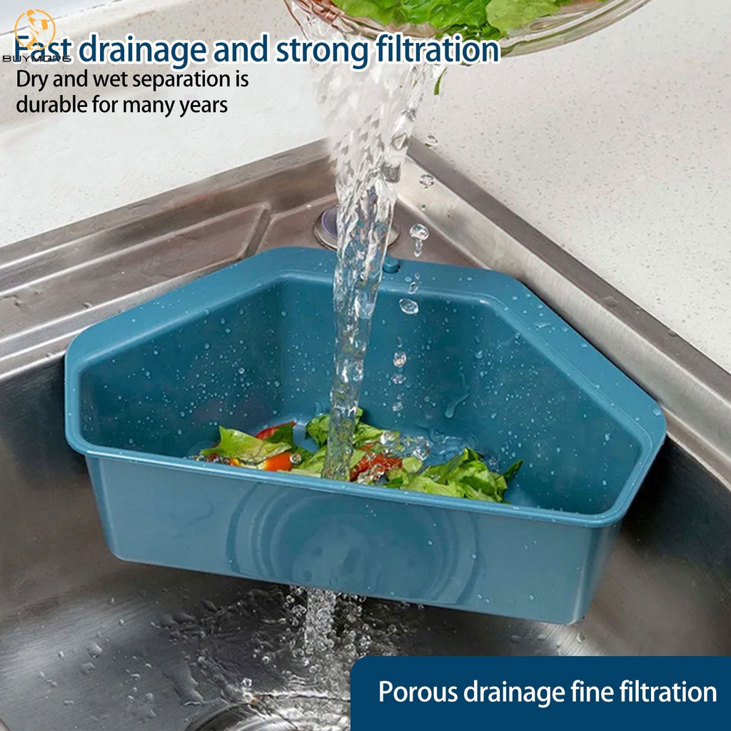 BUYMORE Kitchen Sink Drain Basket Kitchen Sink Food Catcher Garbage Can ...