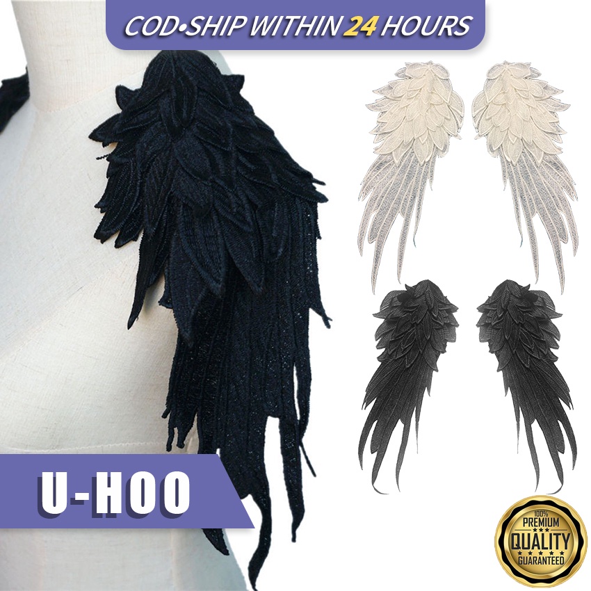 2Pcs/Set Angel Wings Handmade Three-dimensional Feather Wings ...
