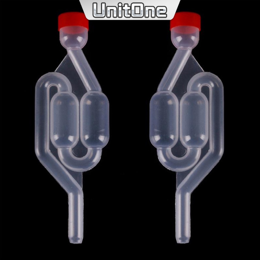 UOne Wine Fermentation Airlock Valve Plastic One-Way Exhaust Seal Beer ...