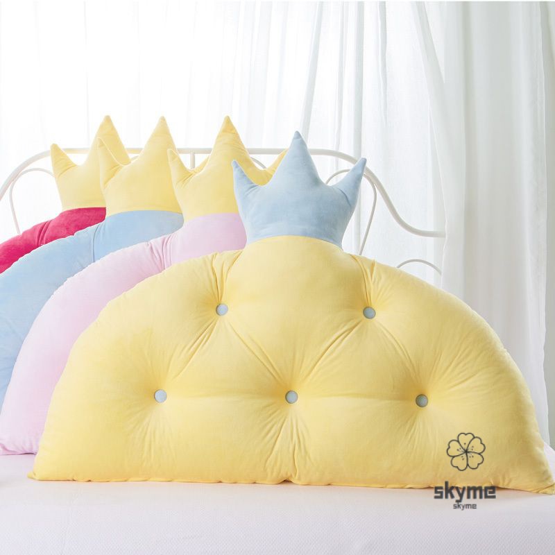 New Korean Crown Princess Bed Head Cushion Ins Internet Celebrity ...