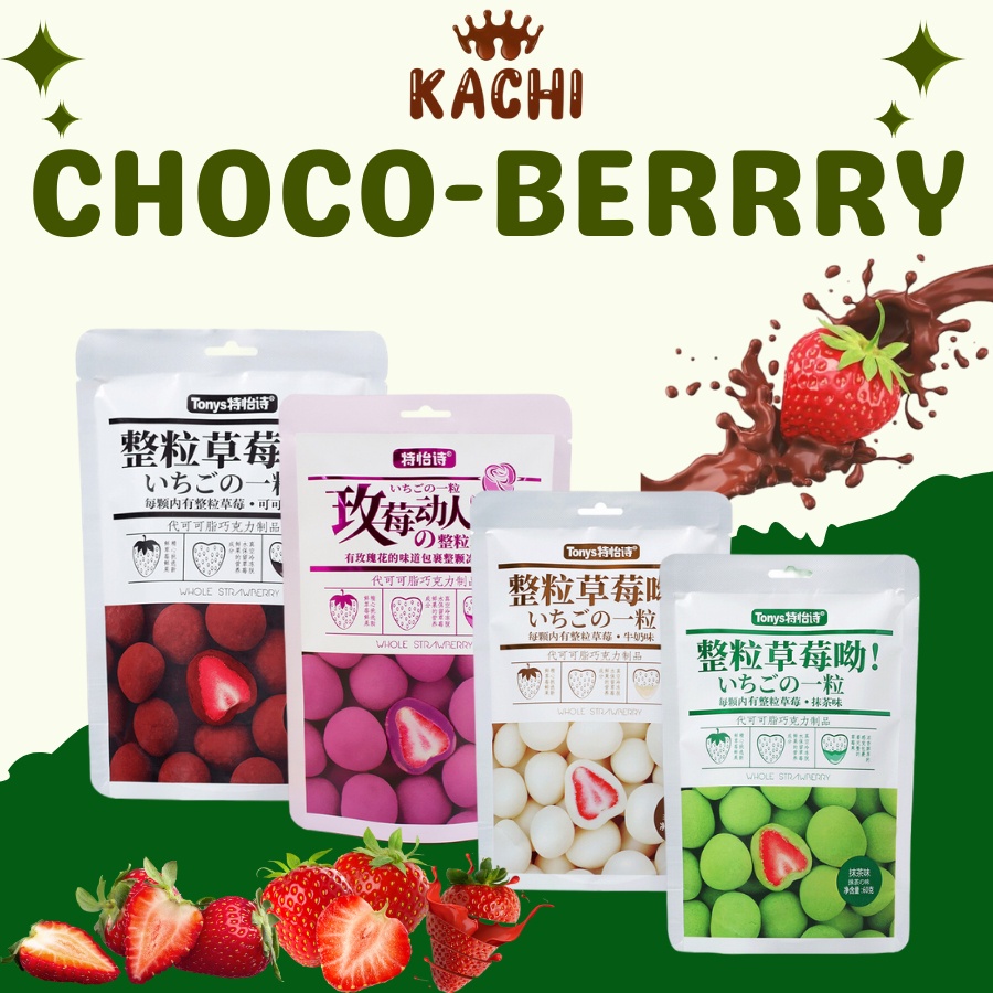 Choco Berry Chocolate Wrapped In Dried Strawberries With 4 Flavors ...