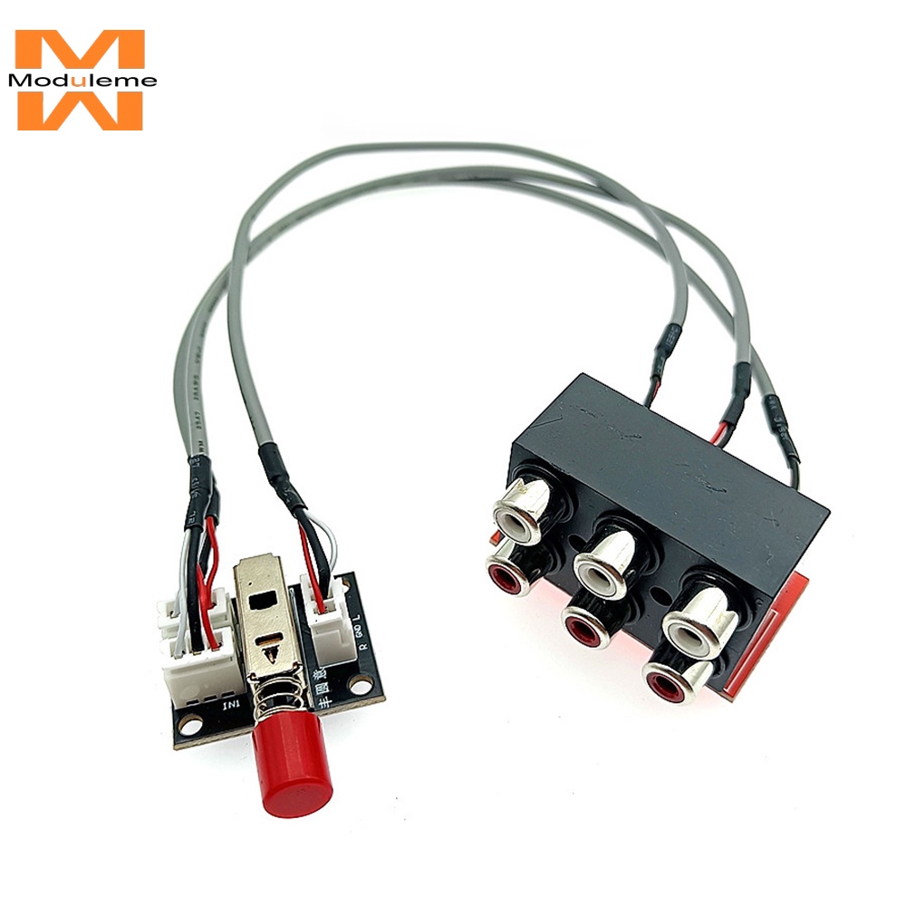DIY Kits Audio Switching Board Audio Input Signal Selector Relay Module ...