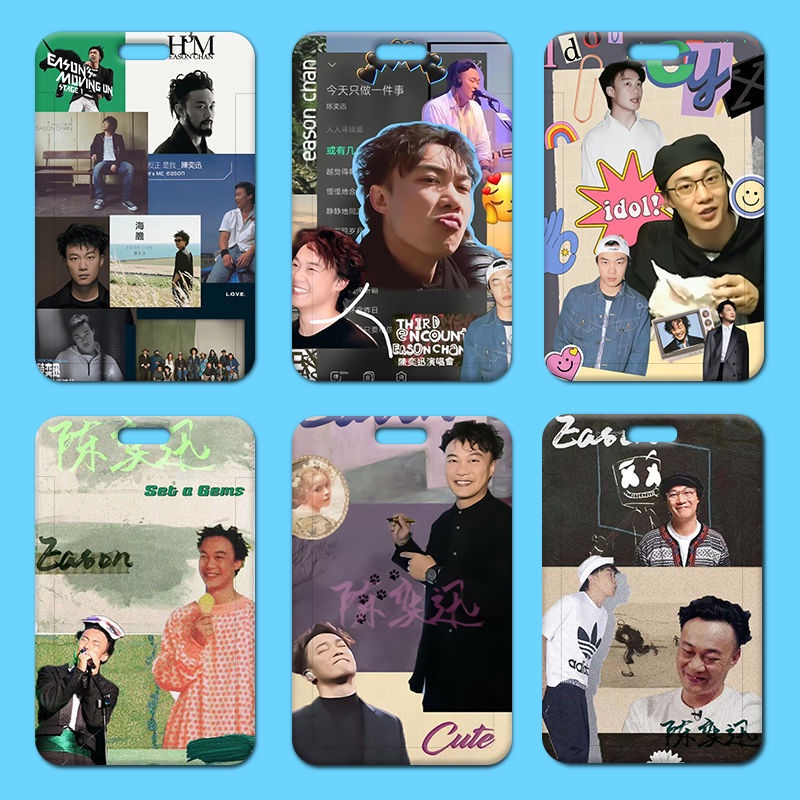 [Buy 2 Get 1 Free] Eason Chan Card Holder Bus Card Subway Card Student ID Food Card Employee ...