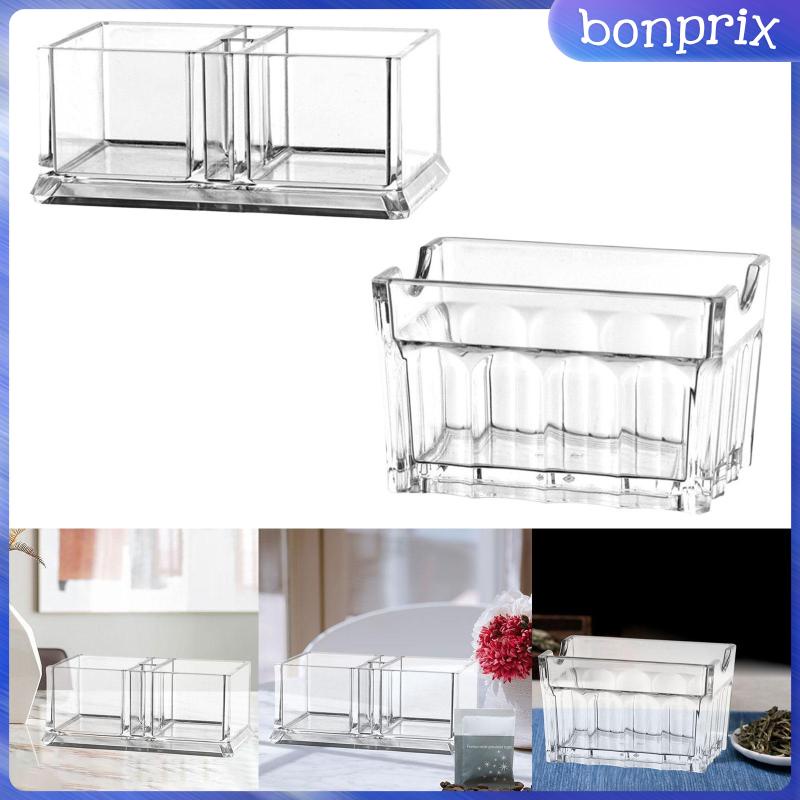 [Bon] Acrylic Sugar Packet Holder Sugar Bag Storage Container Dish ...