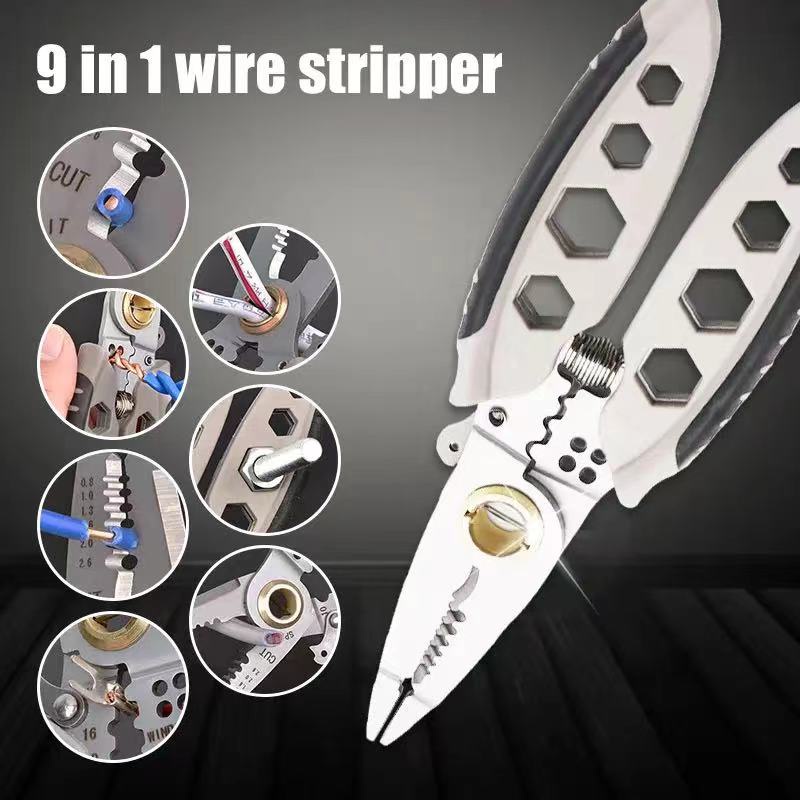 New Upgrade Multi-Purpose Professional Wire Stripper Tool Wire ...