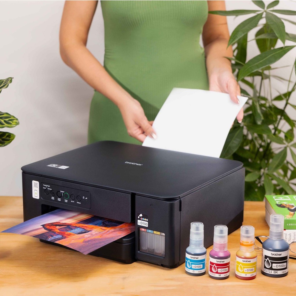 Brother Tank Series DCP-T430W 3-in-1 Continuous Color Inkjet Printer ...