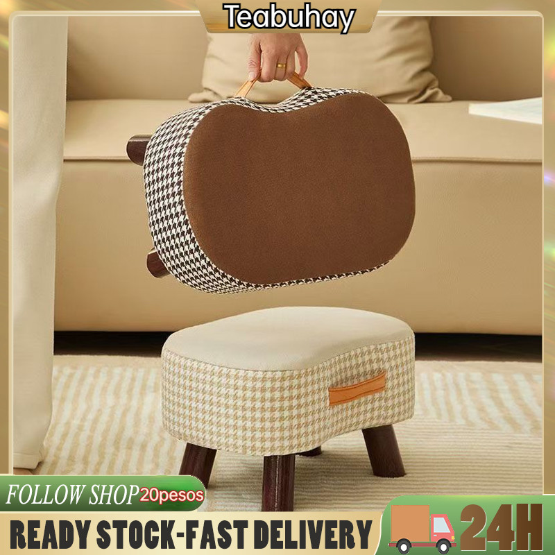 Portable Small Stools Entrance Shoe Changing Stool Living Room Sofa Low ...