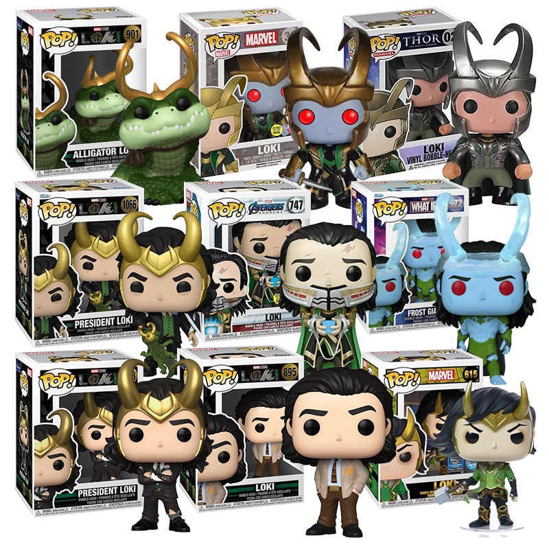 Funko Pop The Avengers Marvel Loki Alligator 901 President Loki Frost ...
