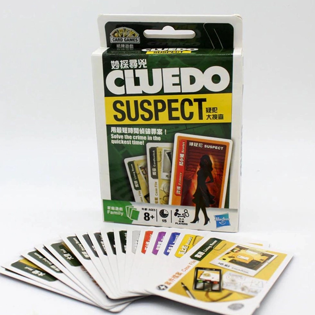 SIMPLE SUPPLIES Cluedo Suspect Mental Logical Reasoning Card Game ...