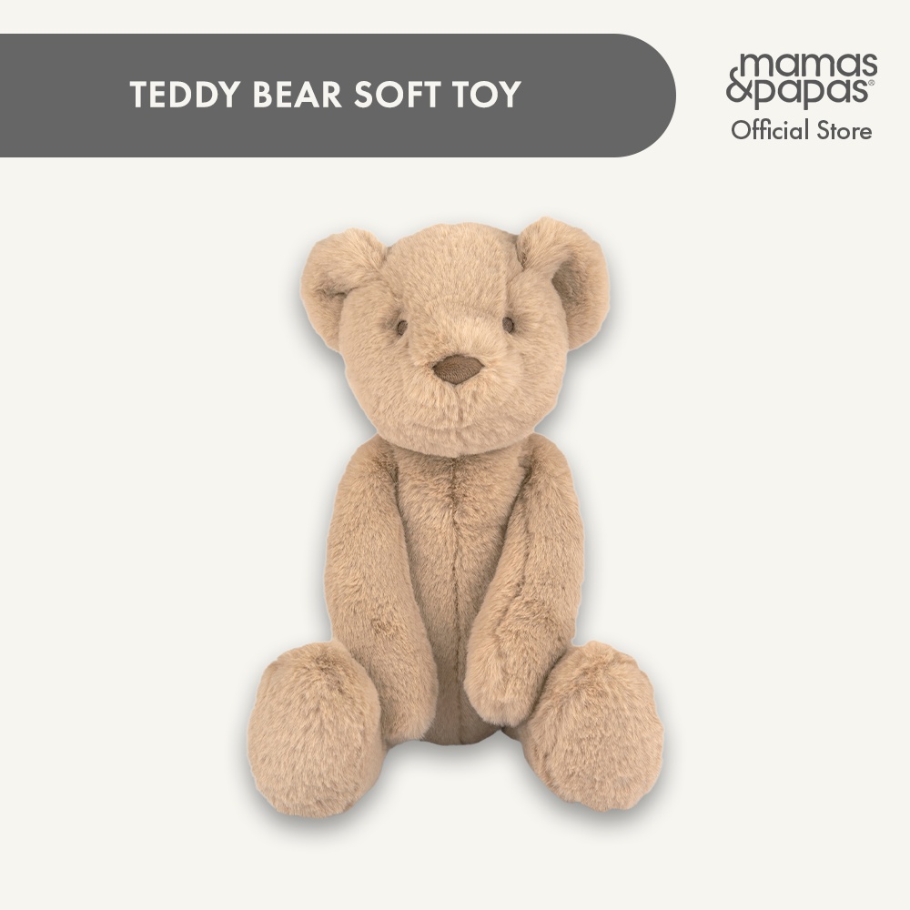 Mamas and Papas Newborn and Infant Playtime Teddy Bear Soft Toy ...