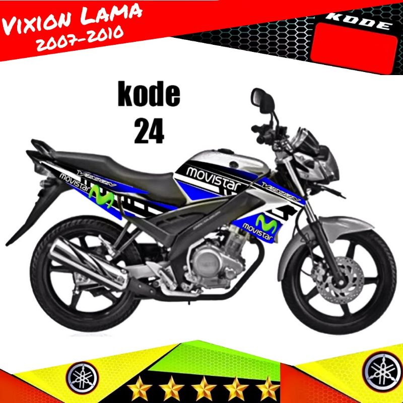 Decal Sticker Stripping Variation Yamaha Vixion 150 Old - Old Vixion ...