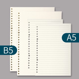 DIY A5（20 Holes） B5（26 Holes）Loose-Leaf Notebook Inner Refill Page ...