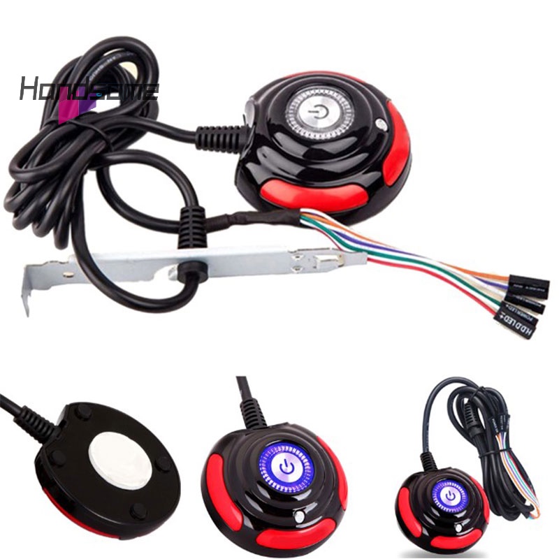 Handsome- Push Button On Off Reset Switch Desktop PC Computer Case ...
