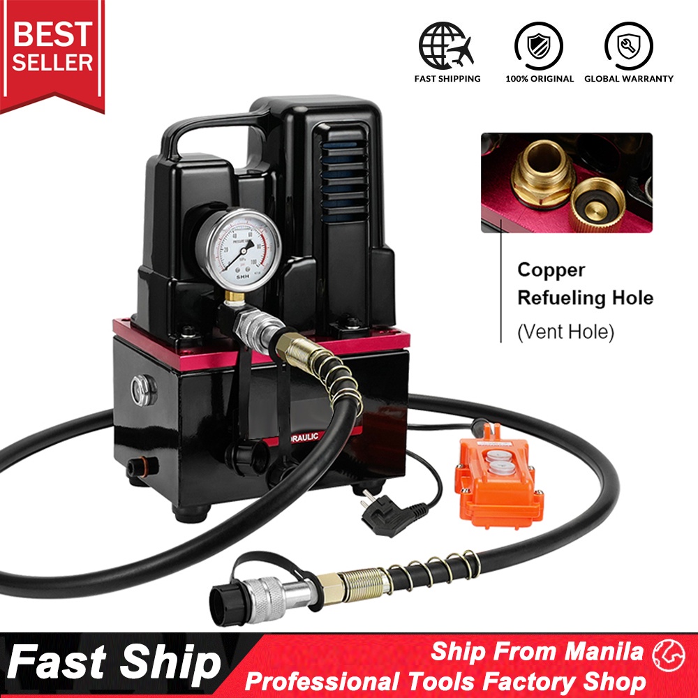 Electric Hydraulic Pump 1.2KW High-Voltage Electric Pump Manual Switch ...