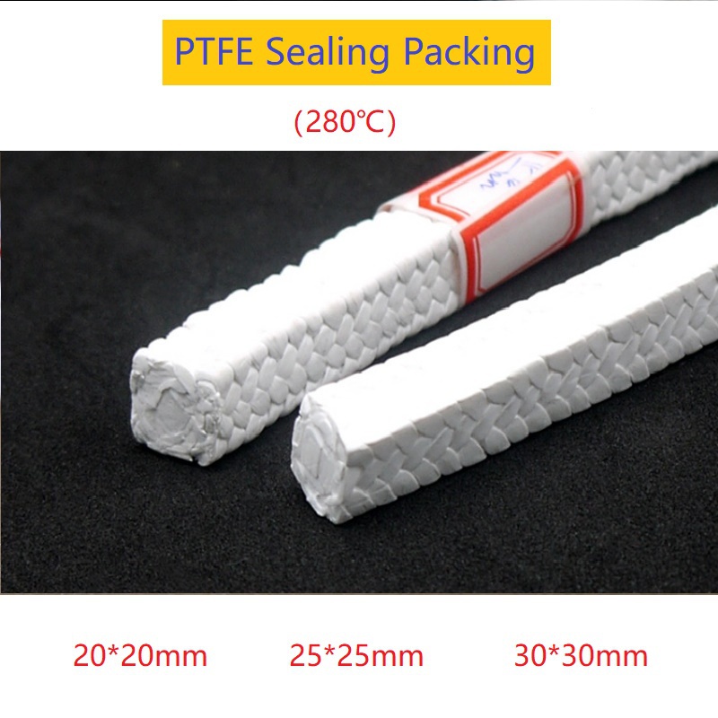 1Meter 20*20mm/25*25mm/30*30mm PTFE braided Compression Packing acrylic ...