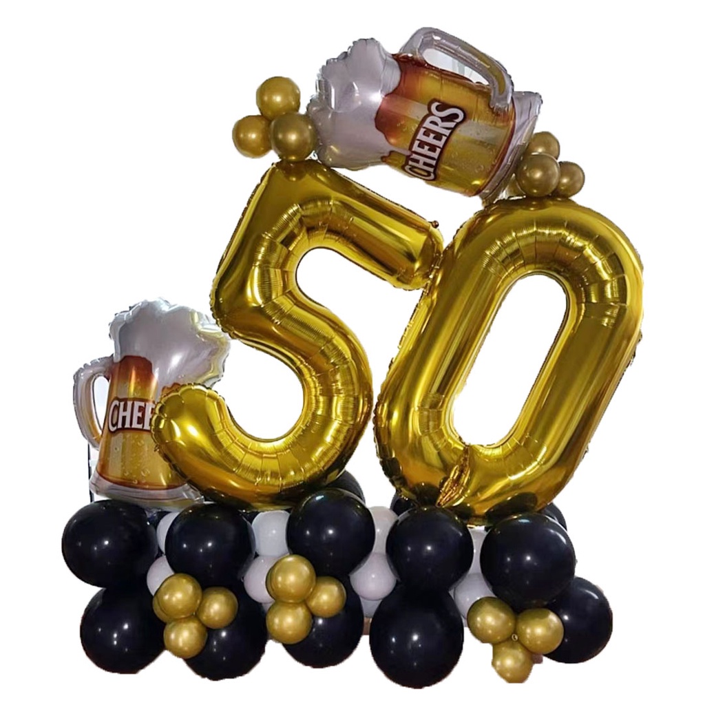 30th 40th 50th 60th 70th 80th Balloons Party Decorations 32Inch Number ...