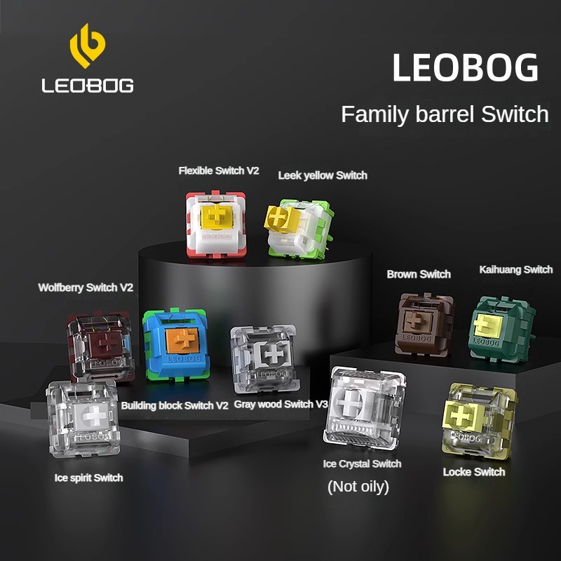 LEOBOG POM factory lubed switch Ash wood V4V3 Rock Matrimony Vine ice ...