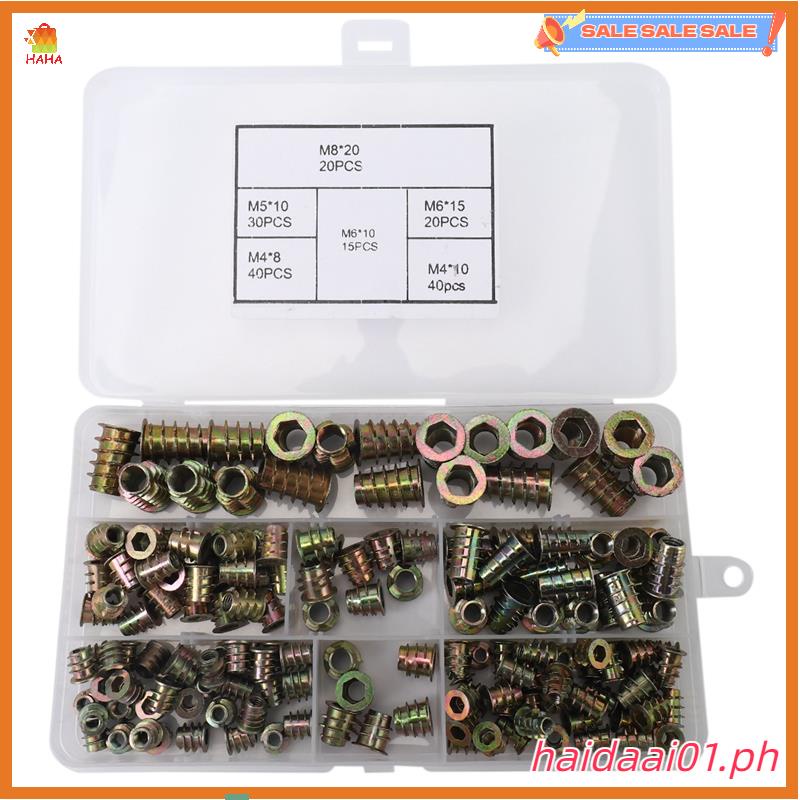 haidaai01.ph*Threaded Inserts Nuts, Wood Insert Assortment Tool Kit, M4 ...