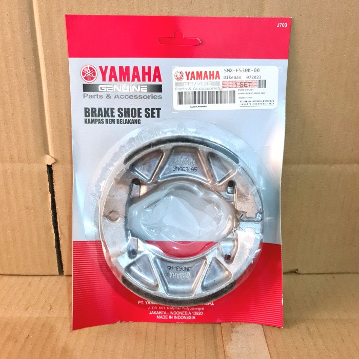 REAR DRUM BRAKE PADS YAMAHA JUPITER MX MIO SOUL GT NUVO FINO 5MX ...
