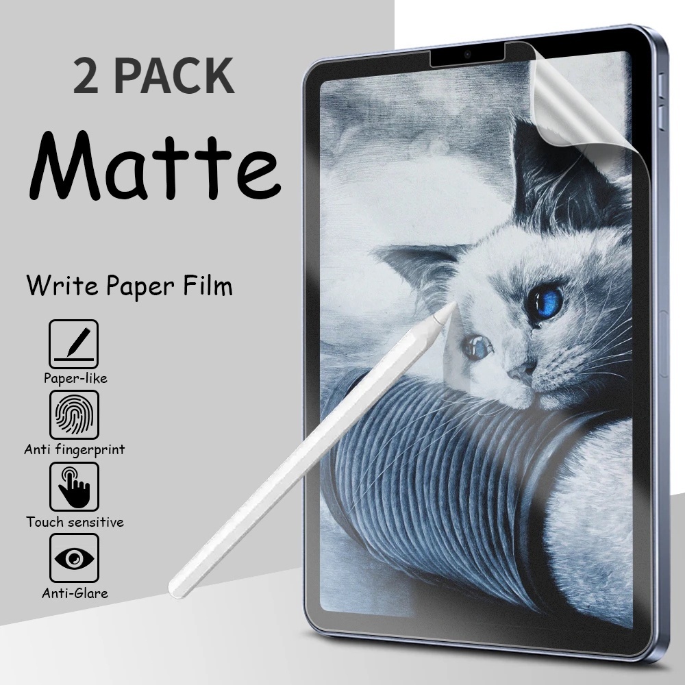 2 Pcs Like Paper Film For Samsung Galaxy Tab S9 FE Plus/S9Plus/S8Ultra ...