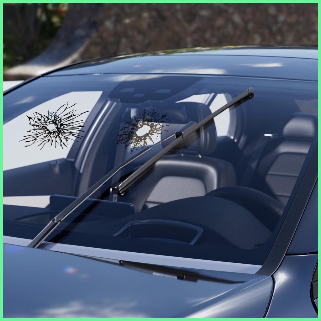 Hole Decal Funny Shot Sticker Ultra-Realistic Fake Bullets Car 3D Funny ...