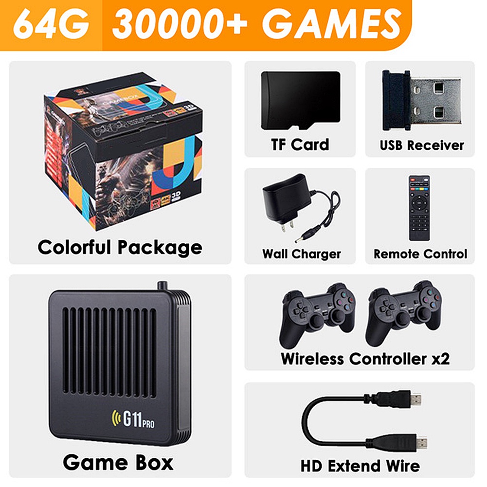 [ElectronicMall01.ph] G11 Pro Game Box Video Game Console Double ...