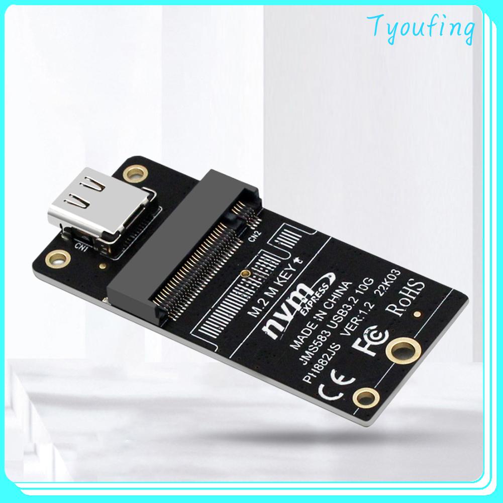 NVME M.2 To Type-C SSD Enclosure Adapter Card 10Gbps Support 2230 2242 ...