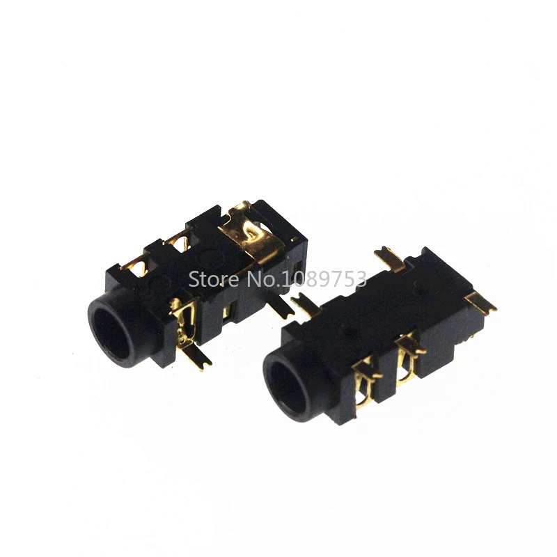 20pcs/Lot 3.5mm Headphone Jack Socket Connector Female Audio 5 Pin SMT ...