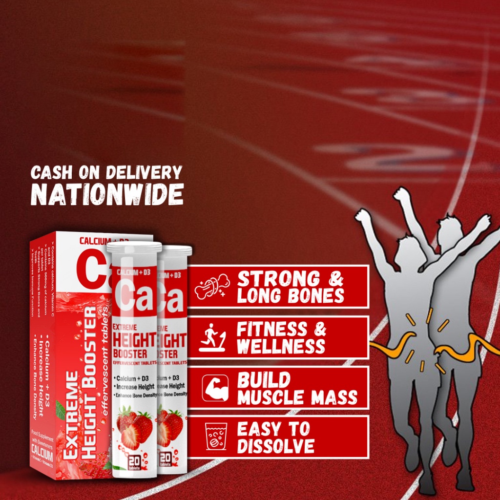 Extreme |Original Xtreme Height Booster Made in US 1 Tube = 20 Tablets ...