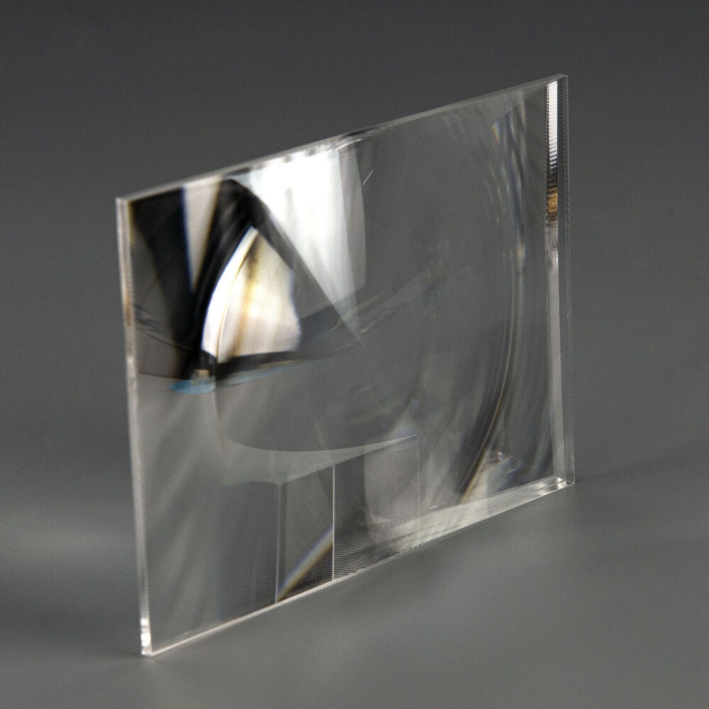 400X300mm Optical PMMA Plastic Solar DIY Projector Fresnel Lens Plane ...