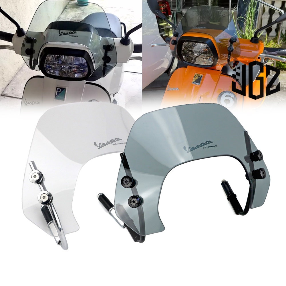 For Vespa S125 2020 -2024 2025 Flyscreen Acrylic Scooter Racing ...