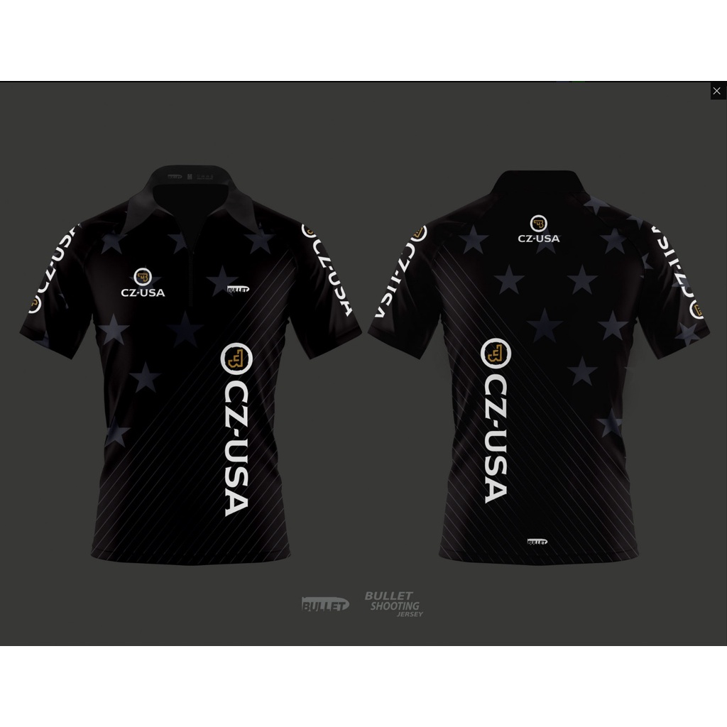 Personalized New Zipper Style CZ-USA Logo 3D POLO SHIRT (Free Design ...