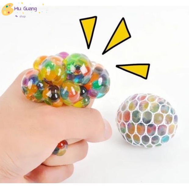 904 Mesh Squish Ball Squeeze Ball Release Stress Funny Anti-Stress ...