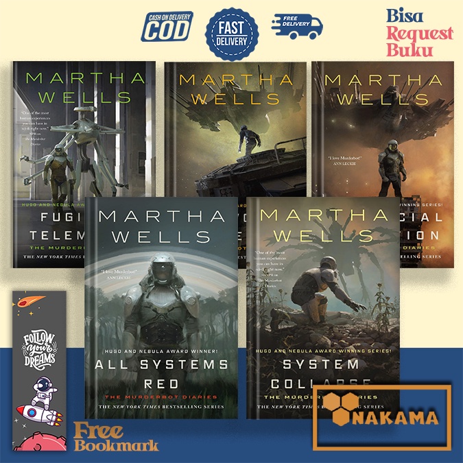 The Murderbot Diaries (7 book series) All Systems Red | Artificial ...